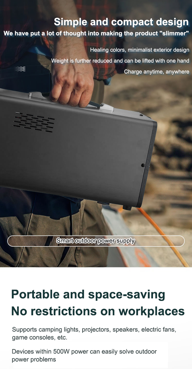 Power Station 500W/220V Multifunctional Solar Power Station 288000mAh ...