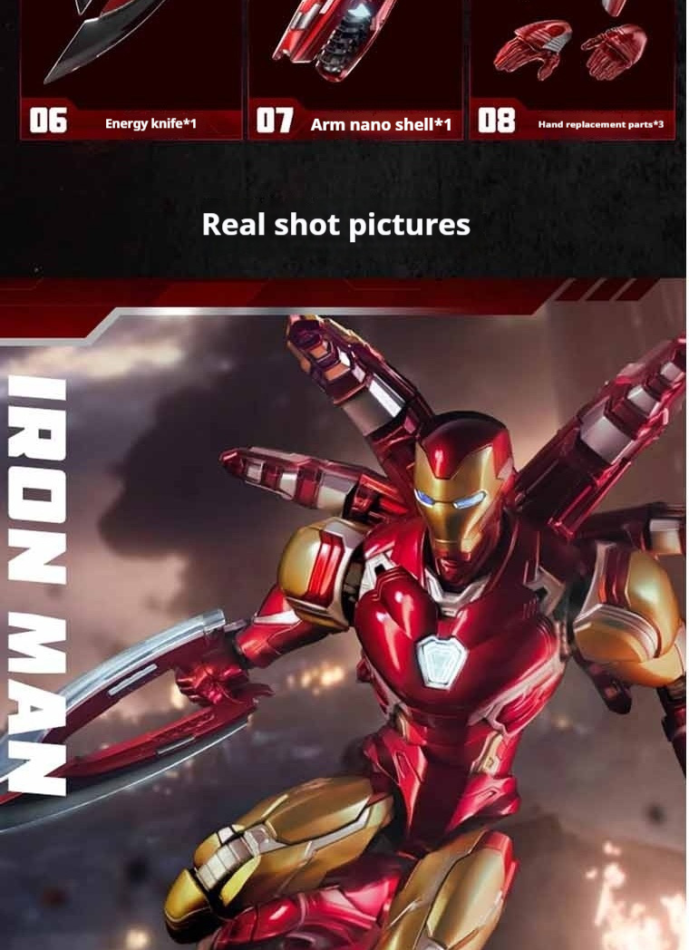 Blockees MK85 Marvel EX [New Product] Pluco Building Blockman Iron Man ...