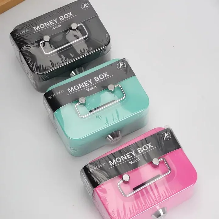 Cash Box Lagay Ng Pera Money Organizer Mini Cash Box With Lock And Key ...