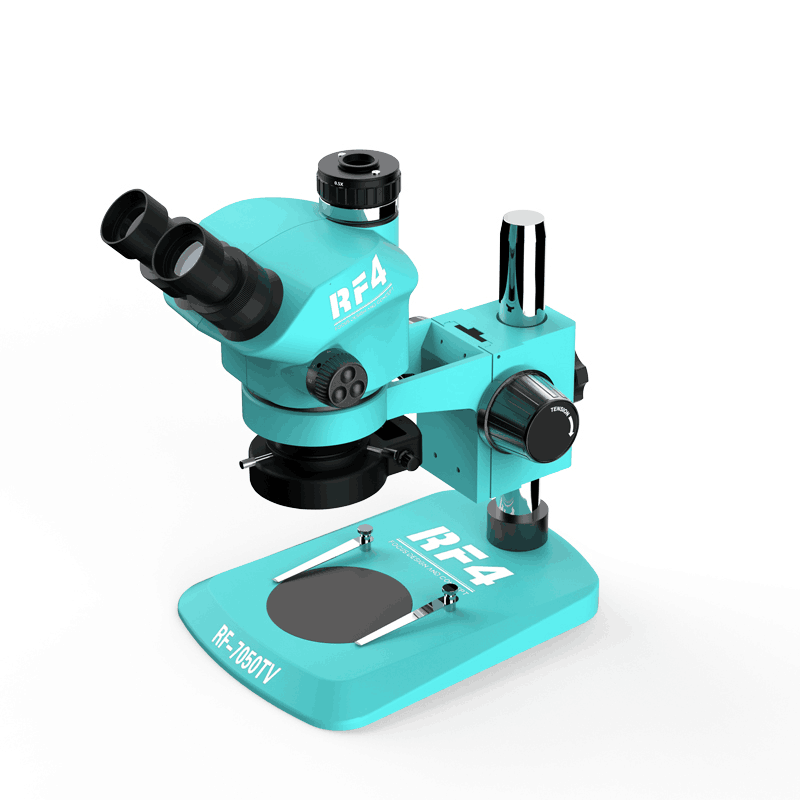 RF4 RF-7050TV Synchronous Focusing Microscopes Triocular Microscope 7 ...