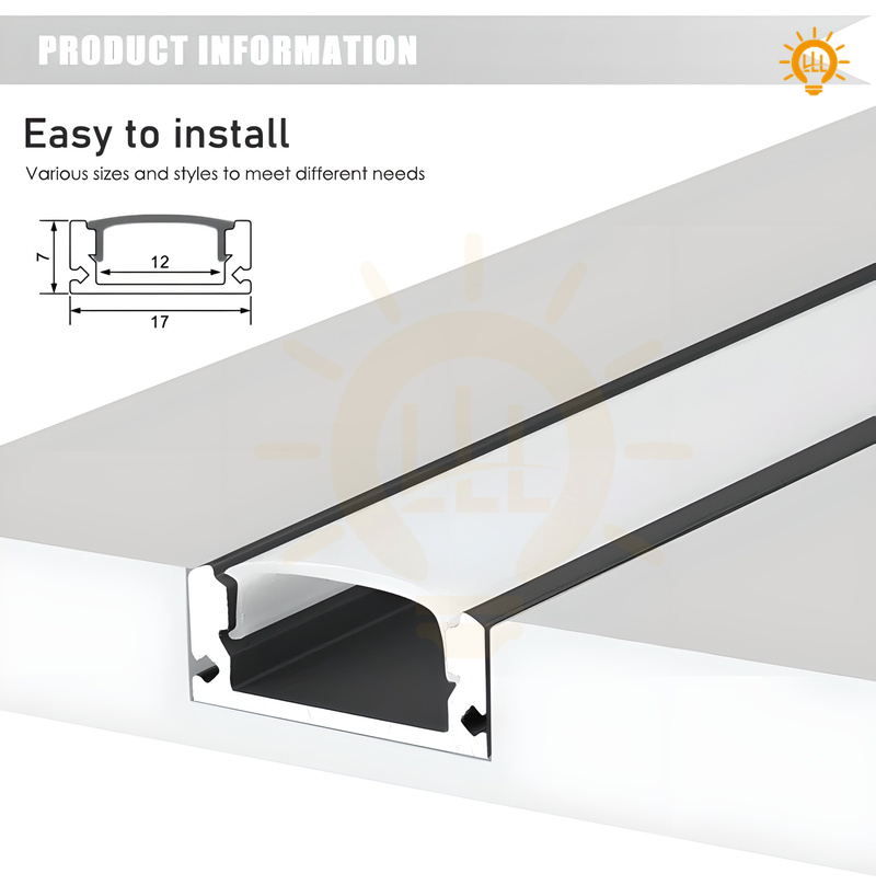 1M V/YW/U Shape LED Aluminum Channel For LED Light Strip LED Aluminum ...