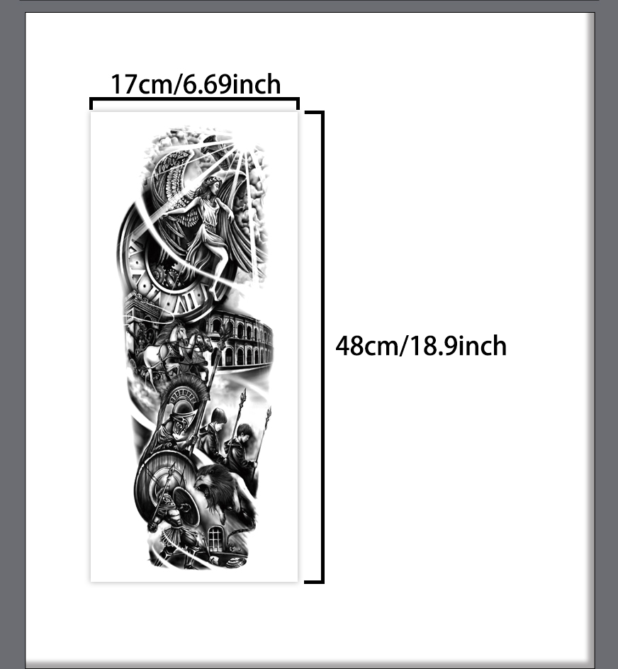 Waterproof Temporary Tattoo Stickers Fake Tattoos, Suitable for ...