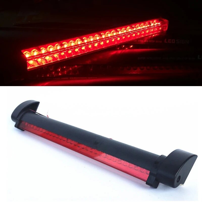 12V 20 LED 3RD Universal Car Red High Mount Brake Tail Stop Light Third ...