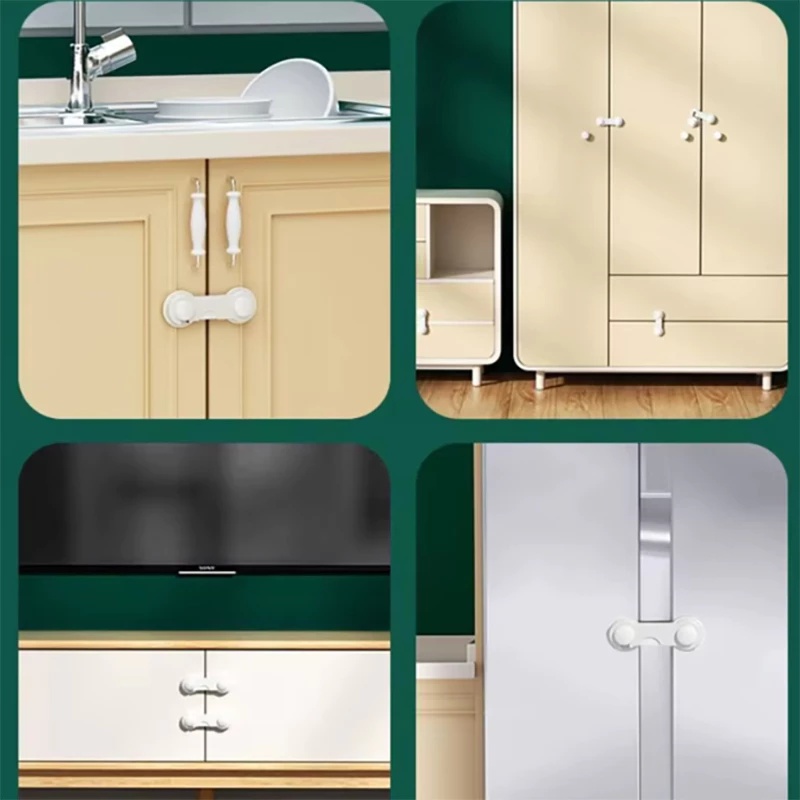 15pcs Fridge Lock For Ref/Lock Refrigerator Door/Cabinet Lock For Kid ...