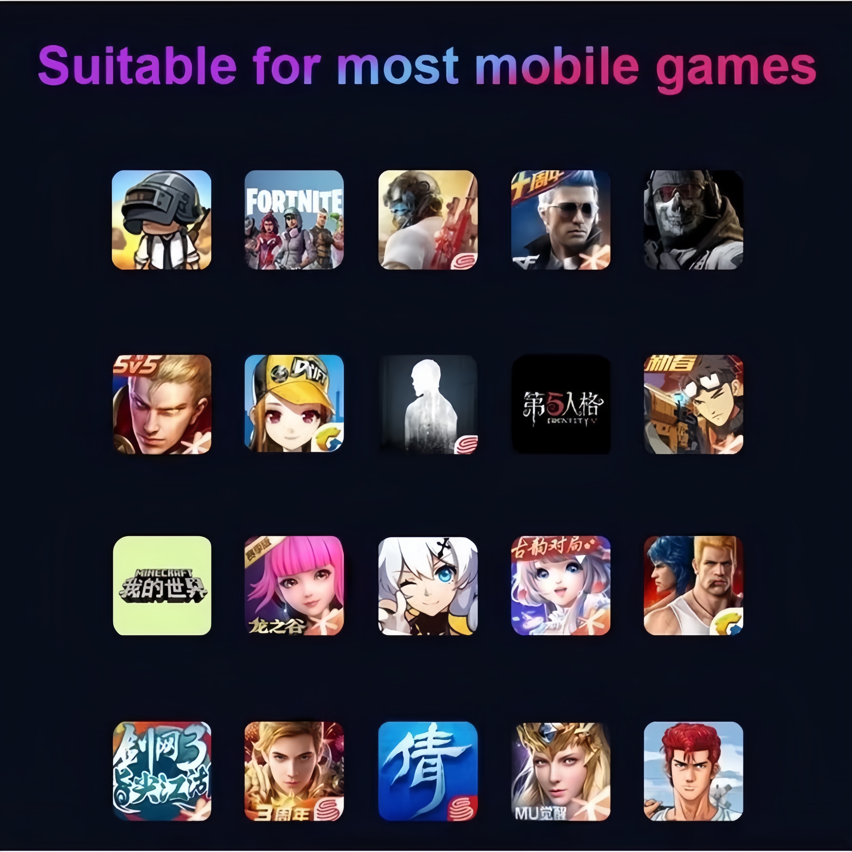 Mobile Gaming Combo COD Mobile Keyboard Mobile Gaming Keyboard Mouse ...