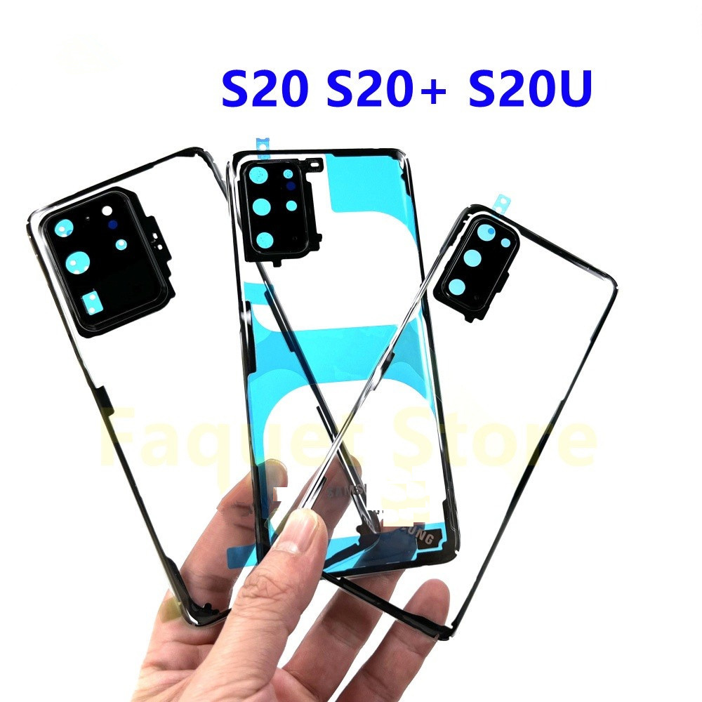 Back Glass Transparent For Samsung Galaxy Note 20 Ultra 10 Plus 5G S20 S20+ S20U Battery back ...