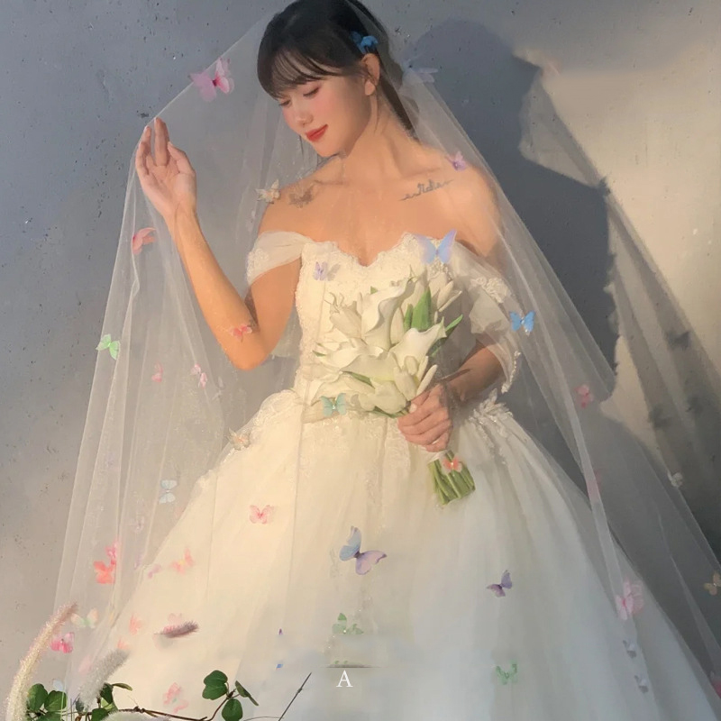 New Tulle Elegant Cathedral Romantic Veil Wedding Bridal 3M Long One ...