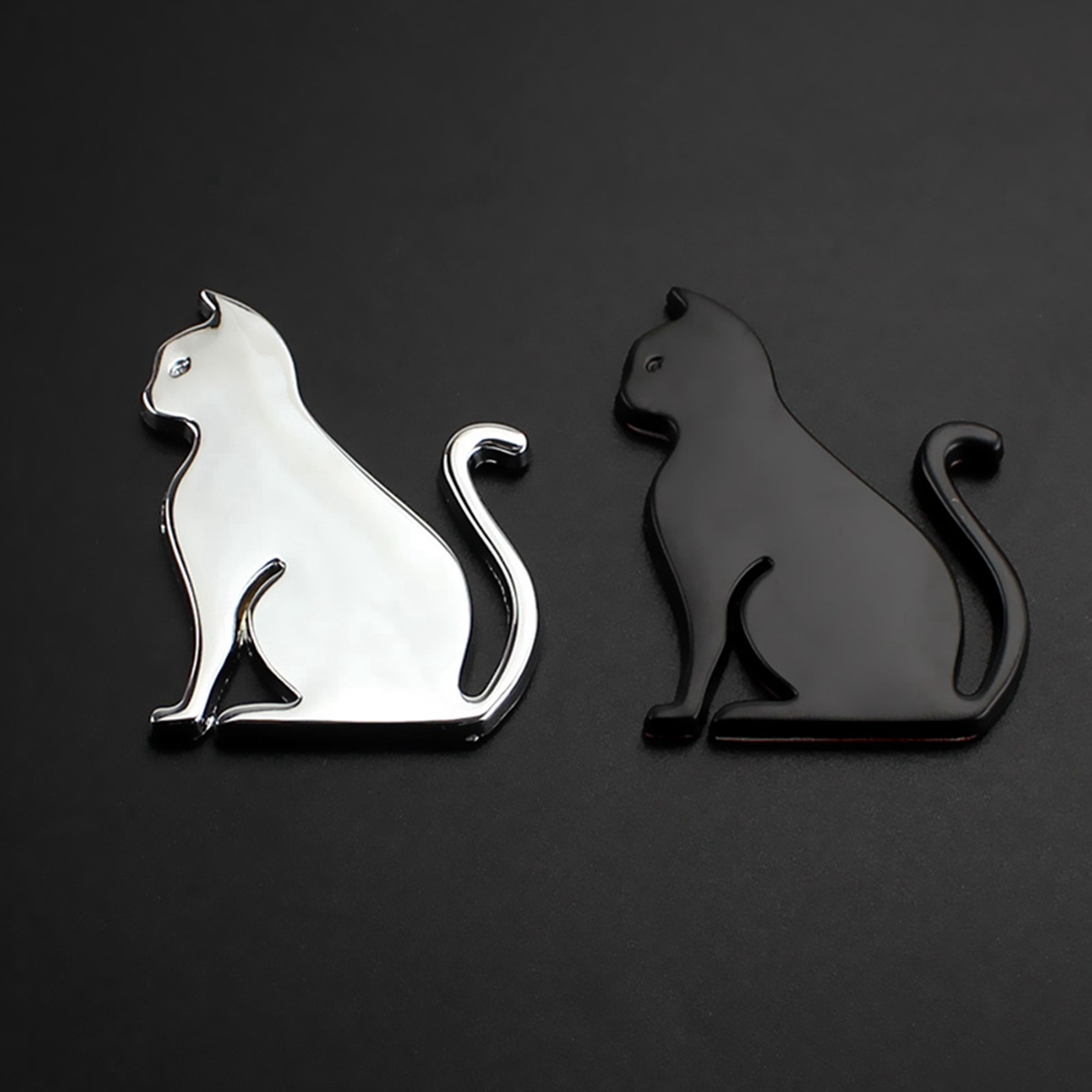 3D Cat Emblem Fitment for All Models Rear Tailgate Trunk Hood Bucking ...