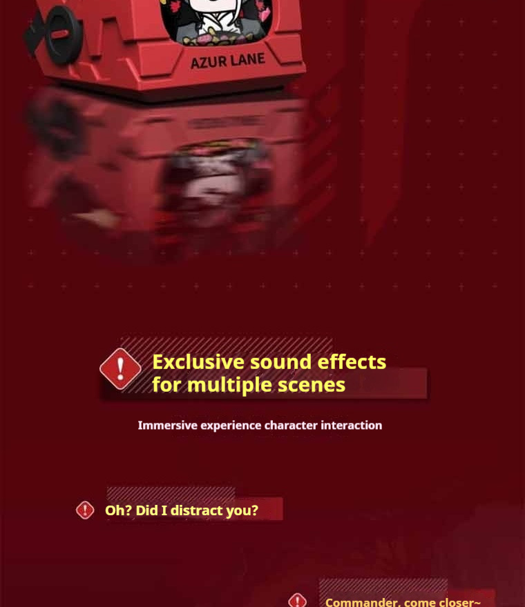 Bilibiligoods CUBE FACE Azur Lane Iron Blood LCD Touchscreen True ...