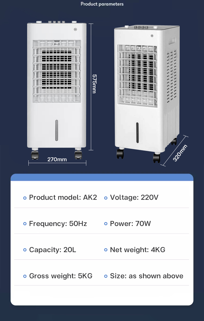 Air cooler electric fan air cooler fan aircon inverter window type portable air conditioner ...