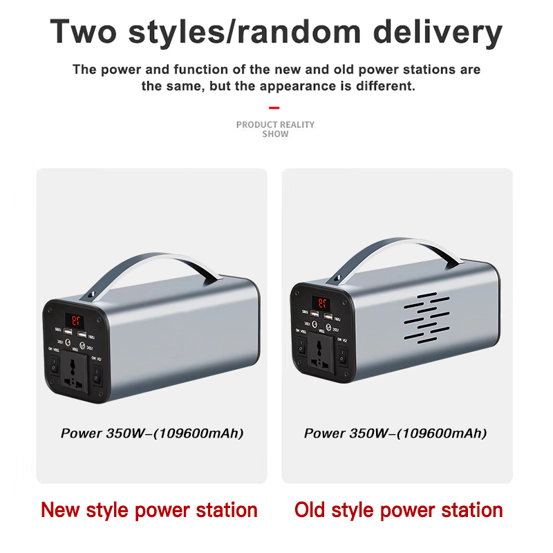 350W/220V Power Station Portable 109600mAh Big Capacity Power Station Multi-function Solar ...