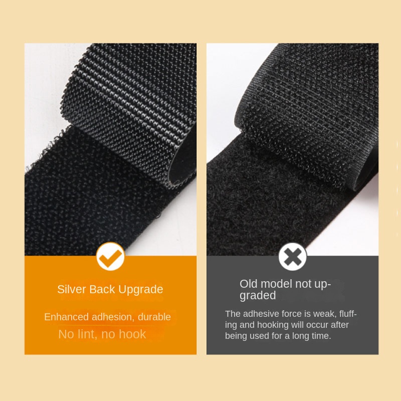 Double-Sided Velcro Tape High Adhesion Anti-Slip Nylon Strap 20PCS ...
