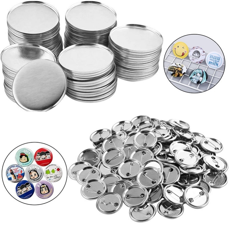32mm Badge Button Pins/Metal Back Diy/Badge Make/Blank Raw Material ...