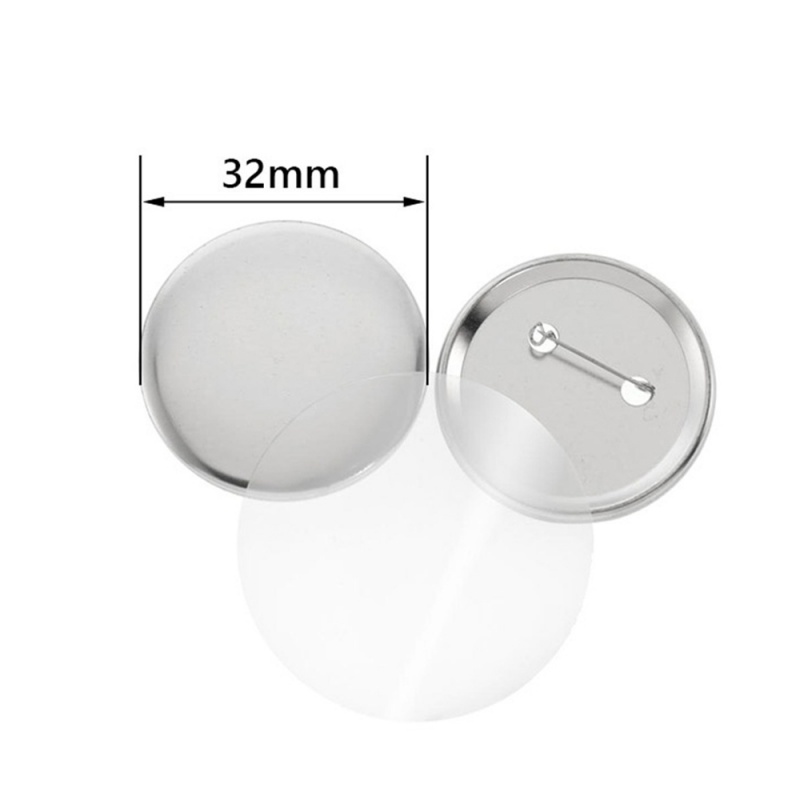 32mm Badge Button Pins/Metal Back Diy/Badge Make/Blank Raw Material ...