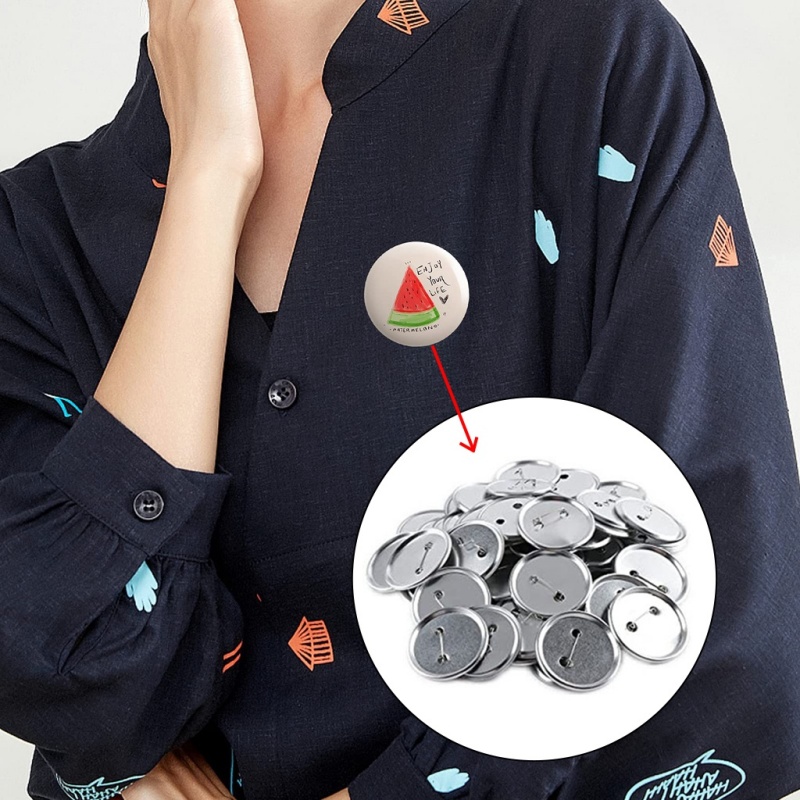32mm Badge Button Pins/Metal Back Diy/Badge Make/Blank Raw Material ...