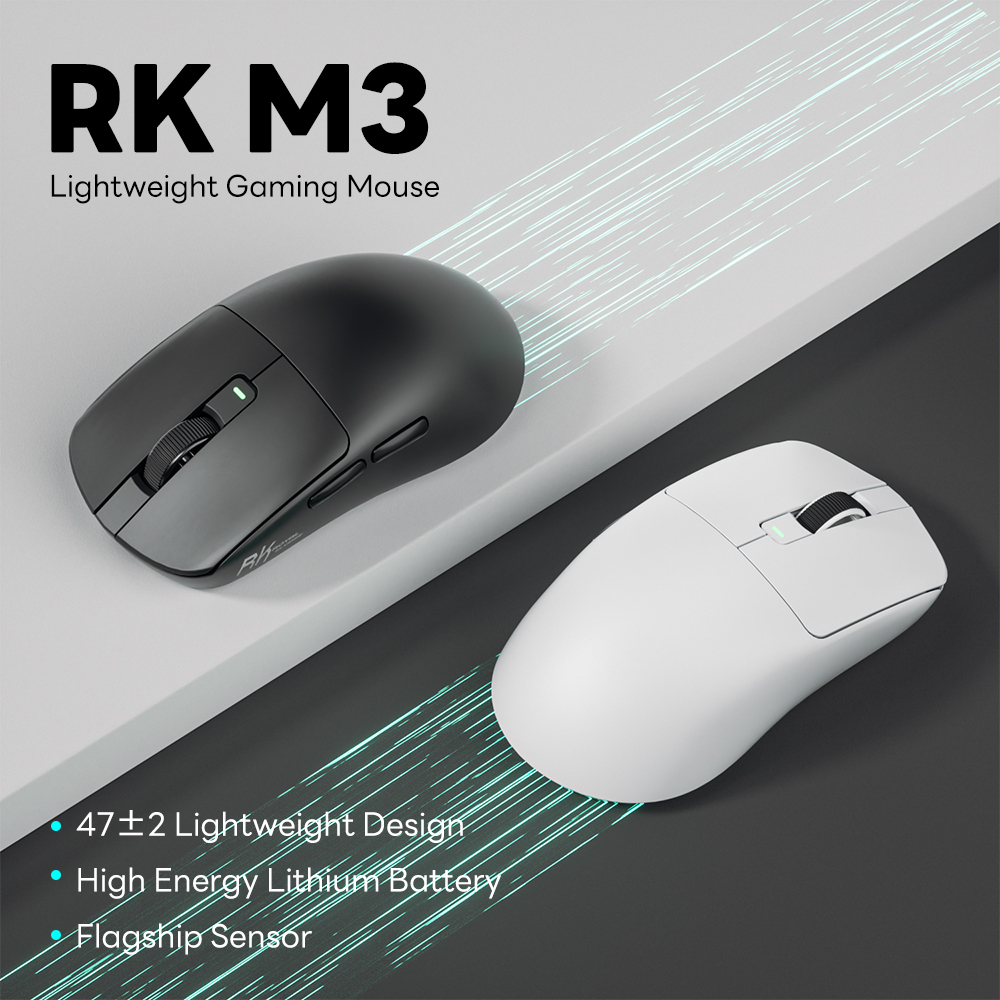 Royal Kludge RK M3 8k 8000Hz Wireless Mouse Tri-Mode Bluetooth Wireless ...