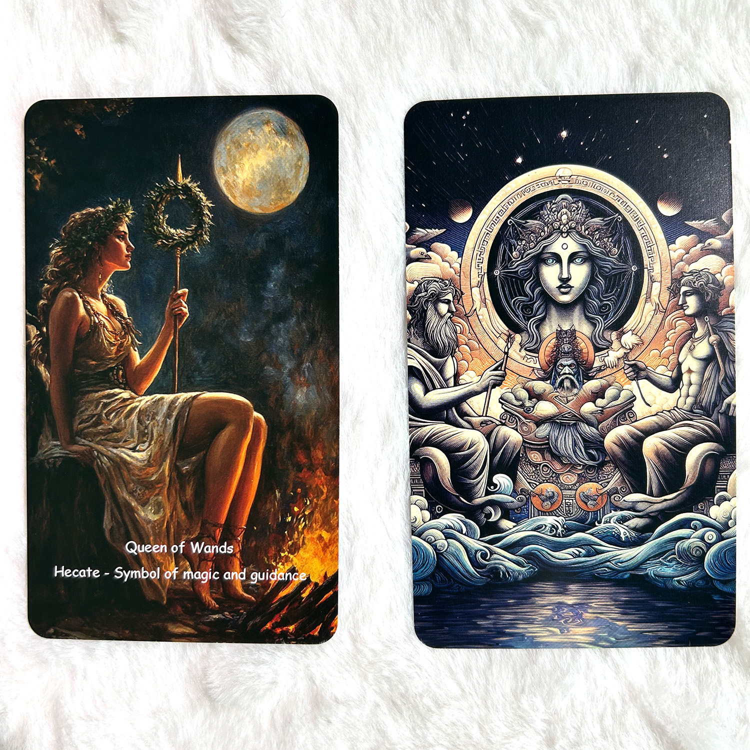 78PCS 70*120mm Tarot Greek Mythology Divination Rune Board Game Classic ...