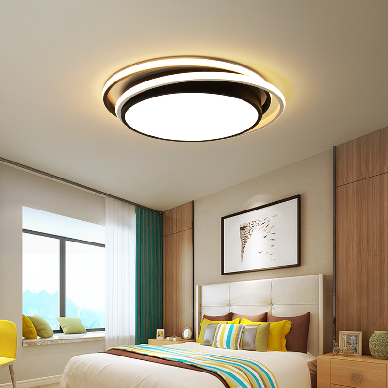 LETOBON Tri color ceiling light LED modern bedroom living room light ...