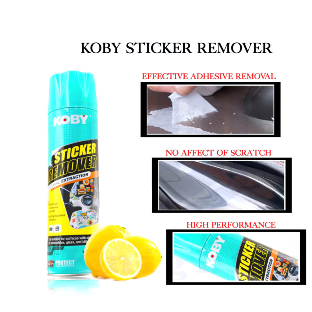 KOBY STICKER REMOVER LEMON SCENT 300ML | Shopee Philippines