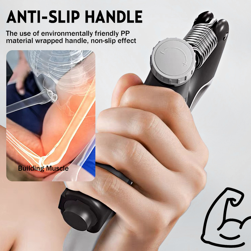 Strength Trainer Adjustable Hand Gripper Forearm Strengthener ...