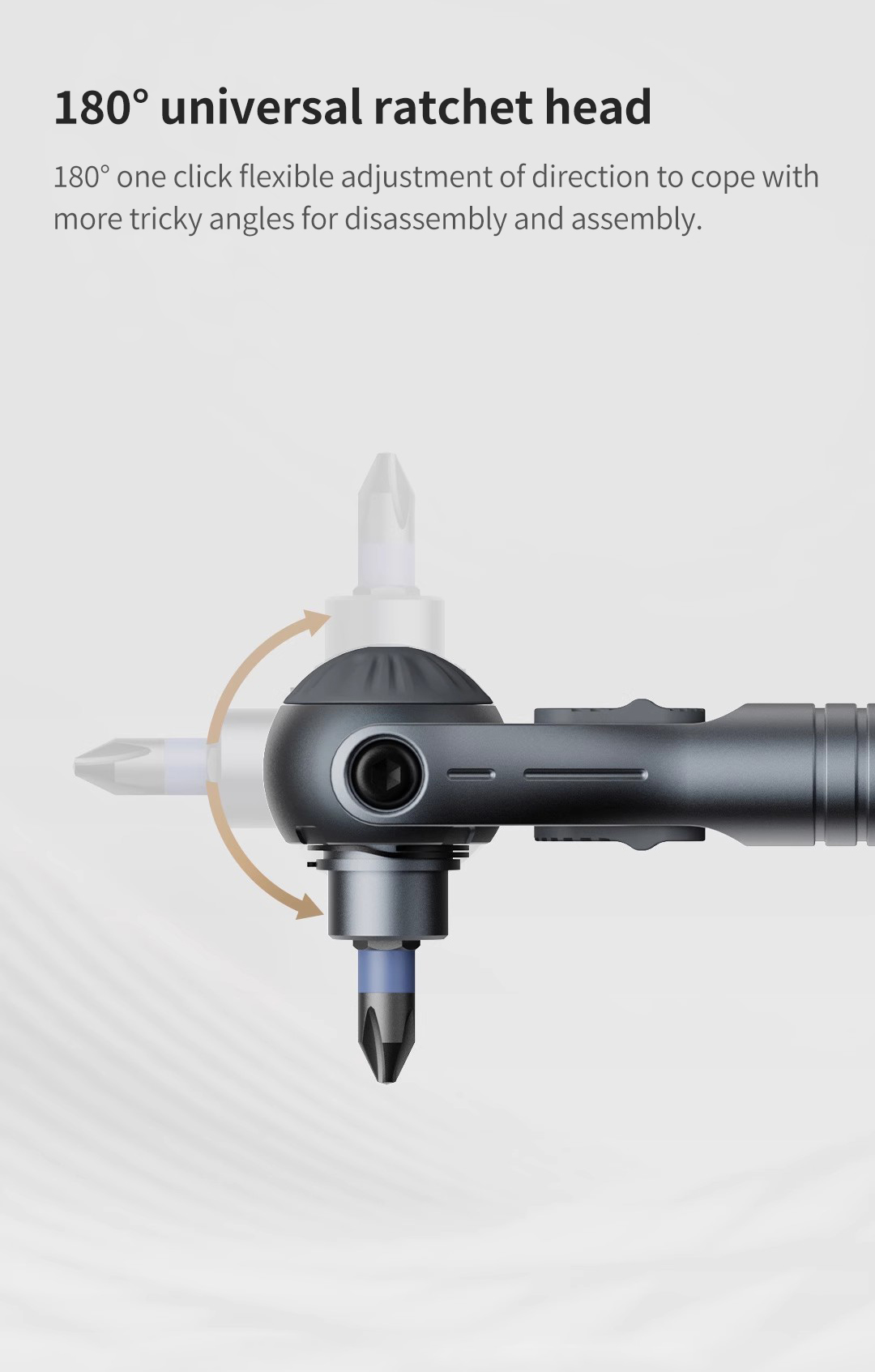 DUKA RS2 Ratchet Screwdriver Set 40 in 1 Multifunctional Toolbox Multi ...