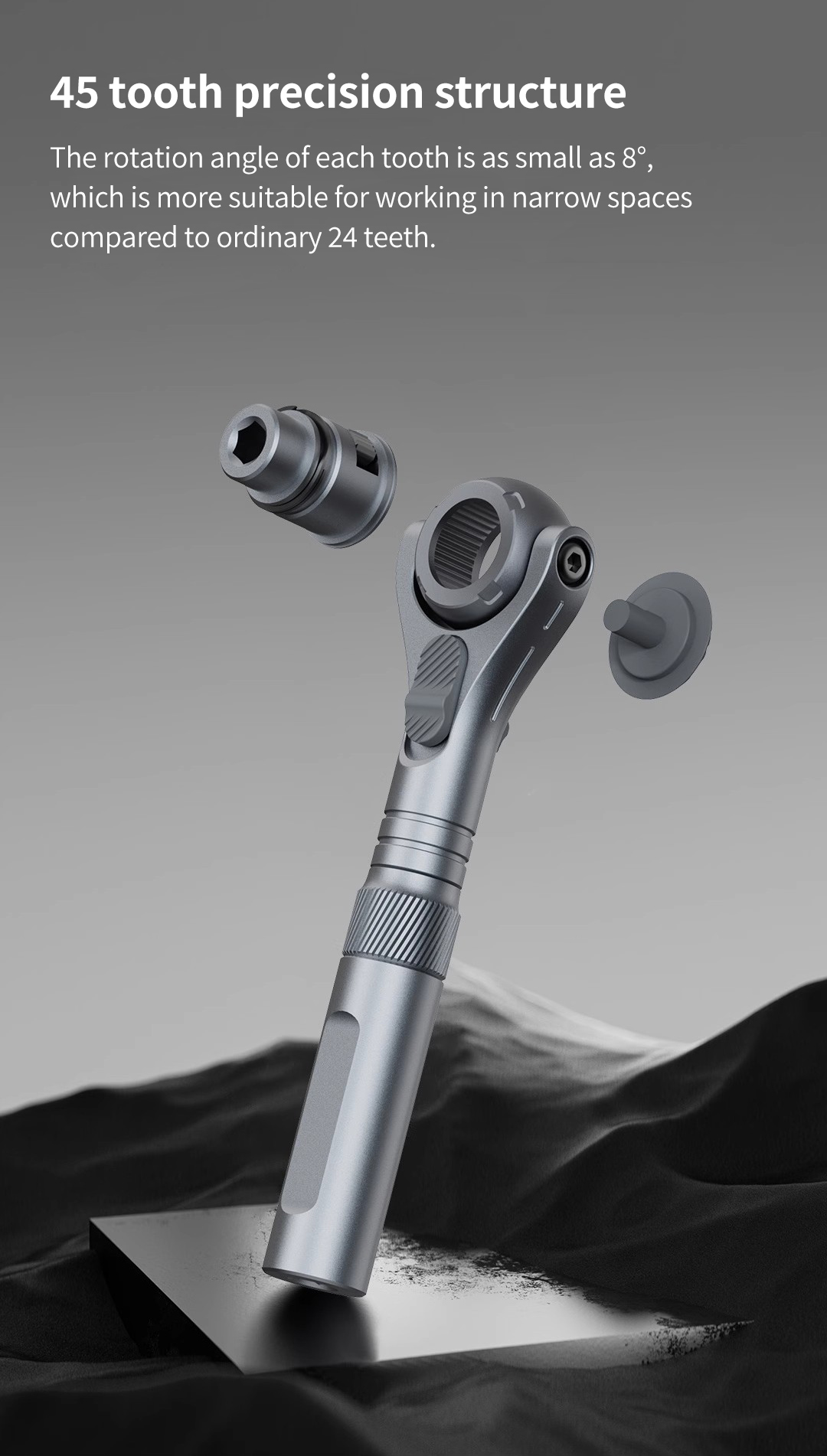 DUKA RS2 Ratchet Screwdriver Set 40 in 1 Multifunctional Toolbox Multi ...