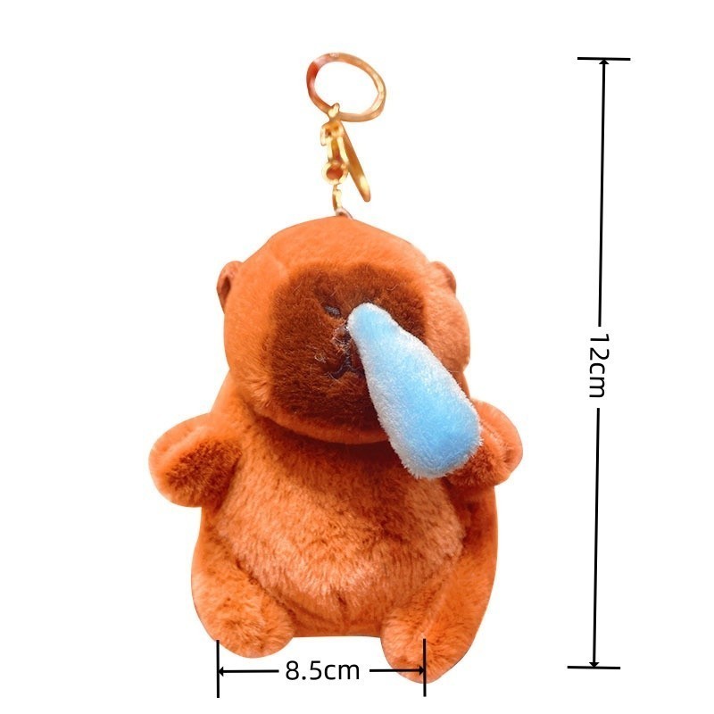 Lovely Keychain Capybaras Keychain Toy Capybaras Keyring Cartoon Purse ...