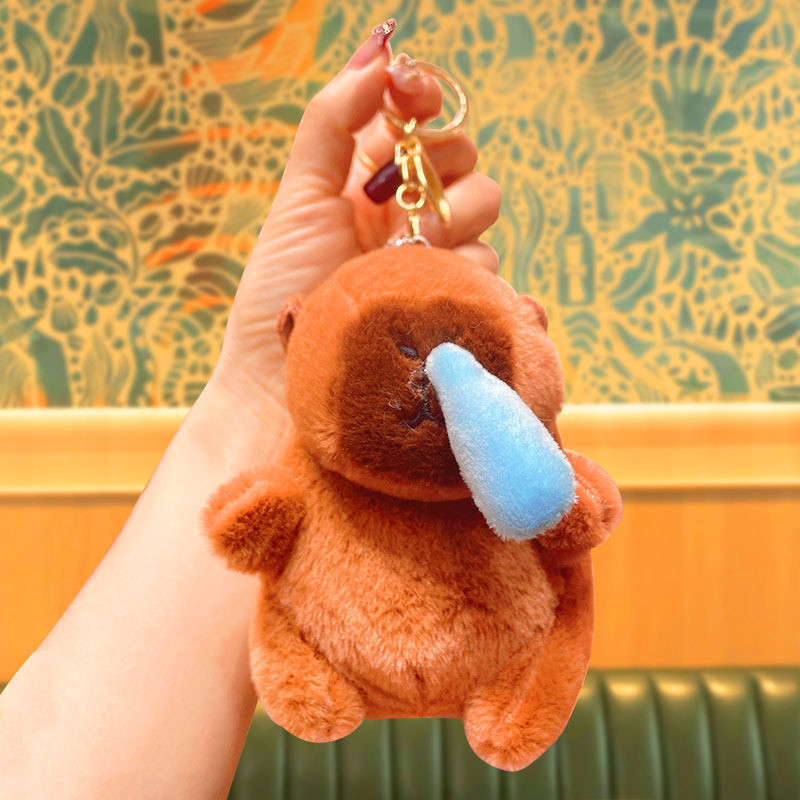 Lovely Keychain Capybaras Keychain Toy Capybaras Keyring Cartoon Purse ...