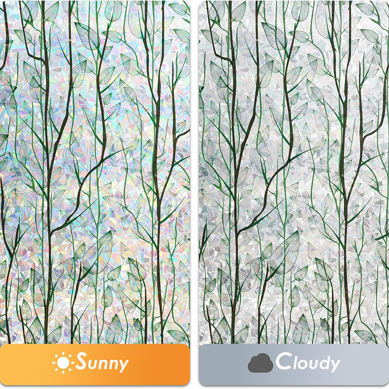 Window Film Privacy Glass Sticker, Tinted Sticker for Window, Non ...