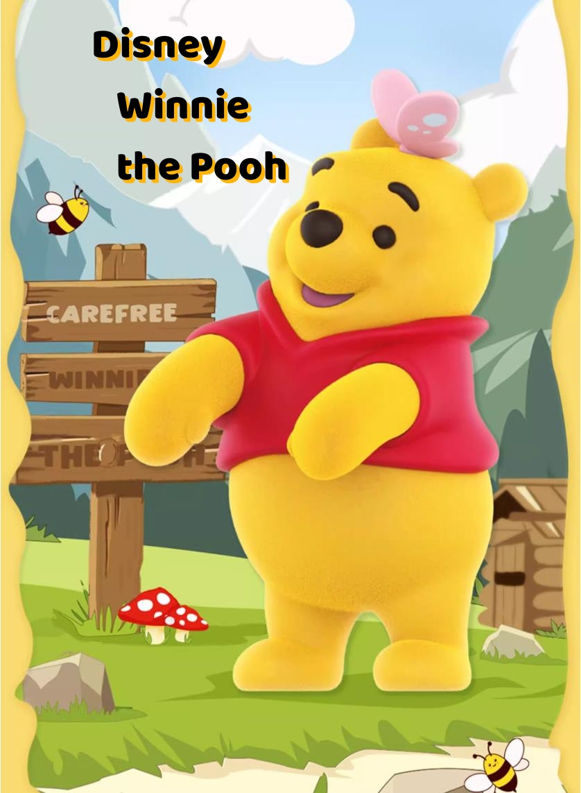 Disney 52TOYS Winnie The Pooh Carefree Series Blind Box Toy Collection ...