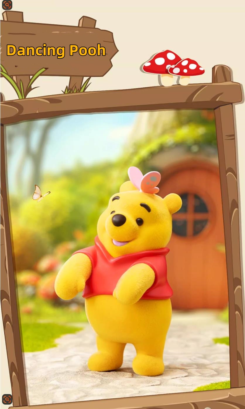 Disney 52TOYS Winnie The Pooh Carefree Series Blind Box Toy Collection ...