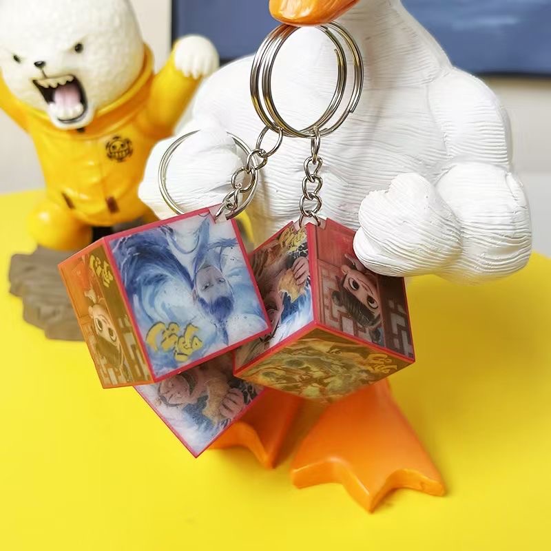 NSS Anime Movie Nezha 2 Ao Bing Cartoon Key Chain Nezha Backpack ...
