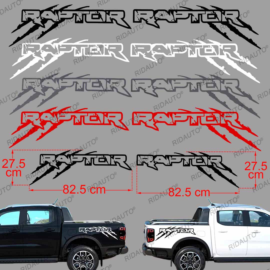 Car Body Sticker For Ford F150 Ranger Raptor Trim RAPTOR Style Garnish ...