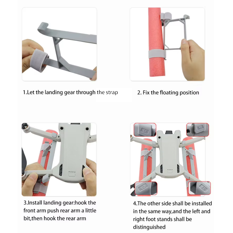 Landing Skid Float Kit Expansion For DJI Mini 4 Pro/Mini 3 Pro/Mini3 ...