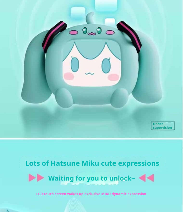 BilibiliGoods Hatsune Miku CUBE FACE LCD Touch Screen Real Wireless ...