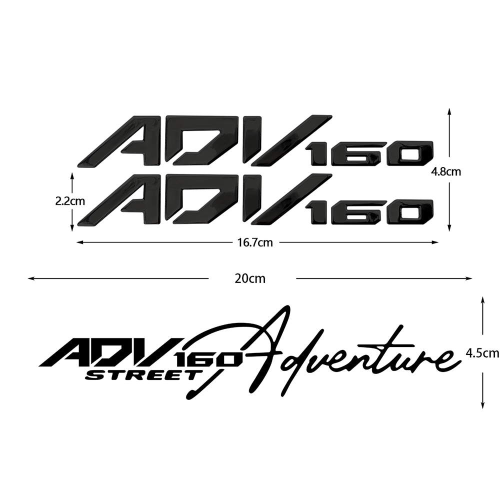 For Honda Adv160 Adv 160 Stickers Emblem Logo for Motorcycle ...