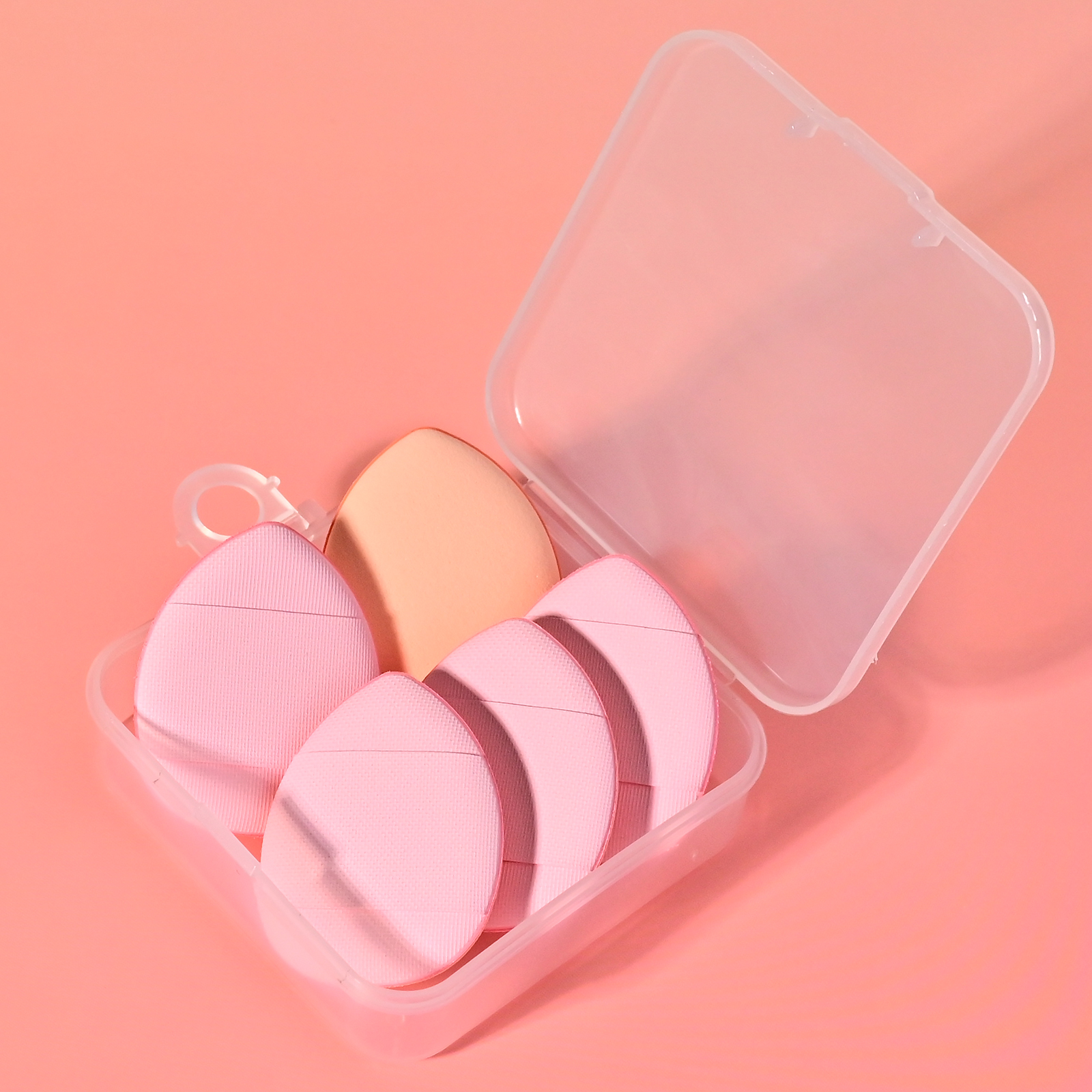 5/20 Pcs Mini Puff,5Pcs With Storage Hard Case, Travel Portable Finger ...