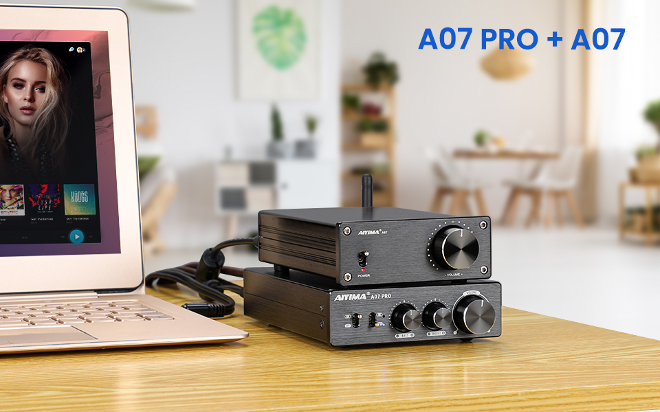 AIYIMA A07 PRO 300Wx2 TPA3255 Bluetooth Power Amplifier 2.0 Stereo ...