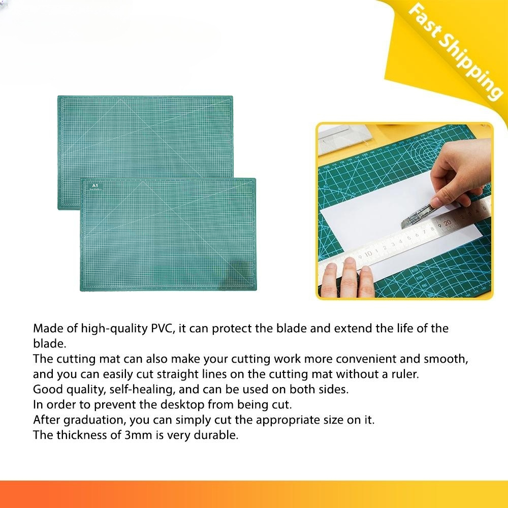 DIY PVC cutting mats, multi-size self-healing cutting mats, double ...