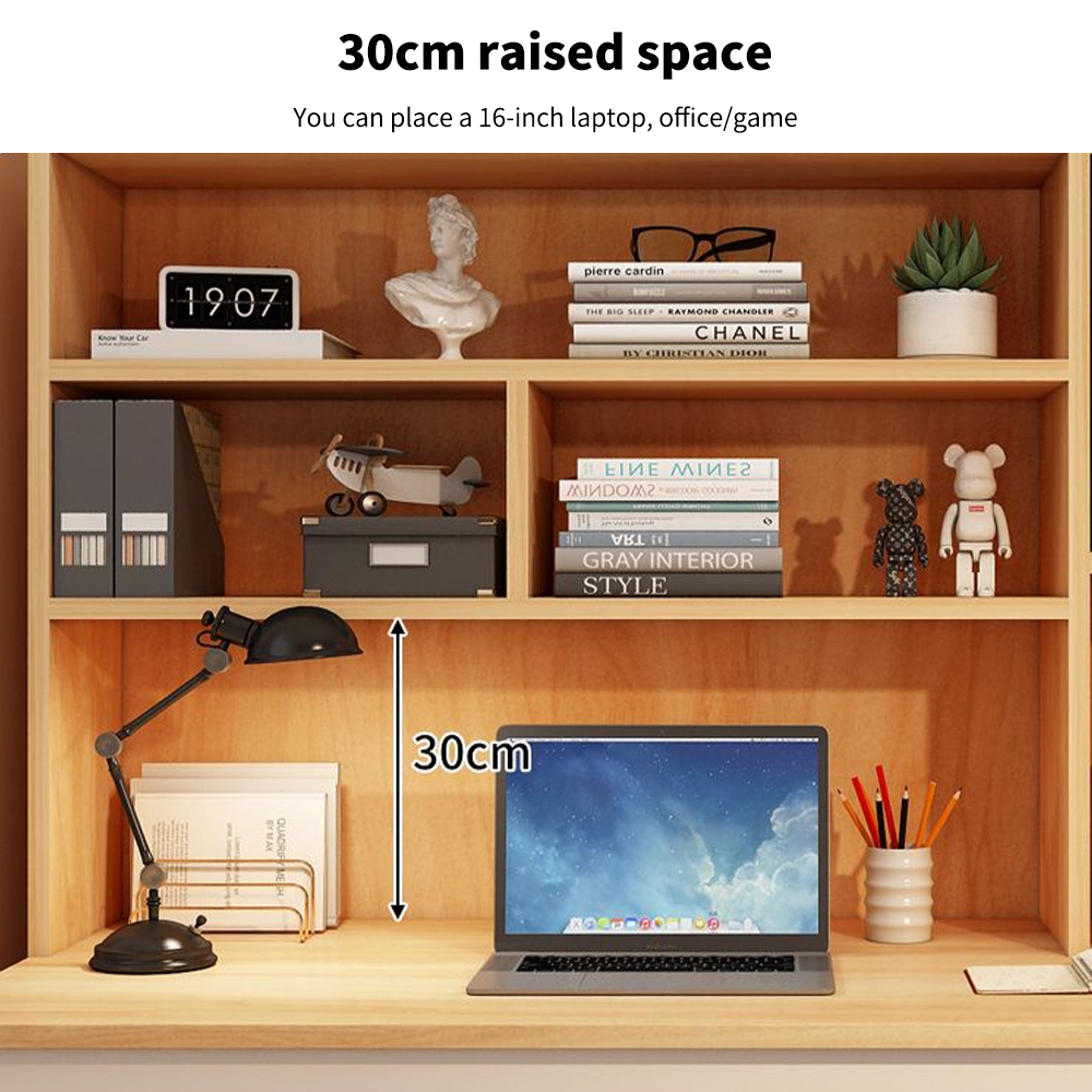 Computer Desk With Bookshelf Writing Desk/Office Table bookshelf ...