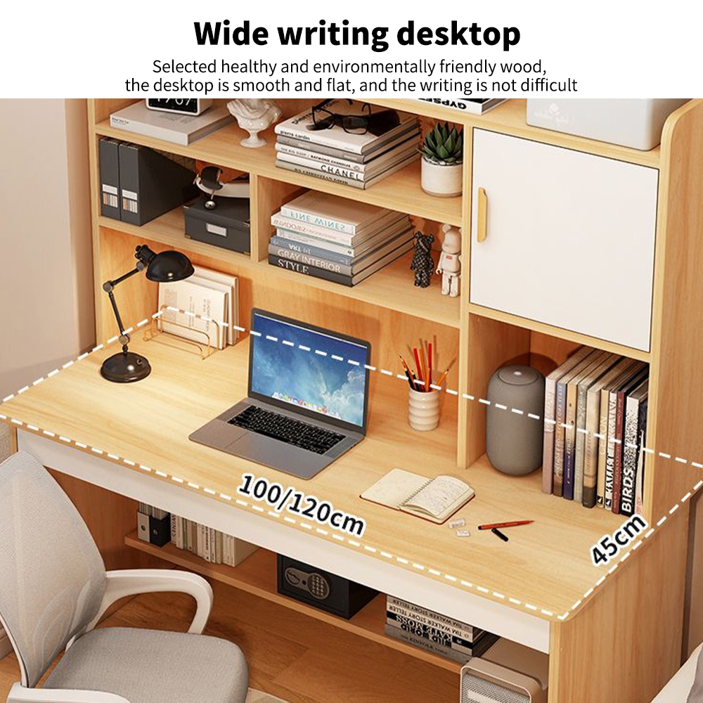 Computer Desk With Bookshelf Writing Desk/Office Table bookshelf ...