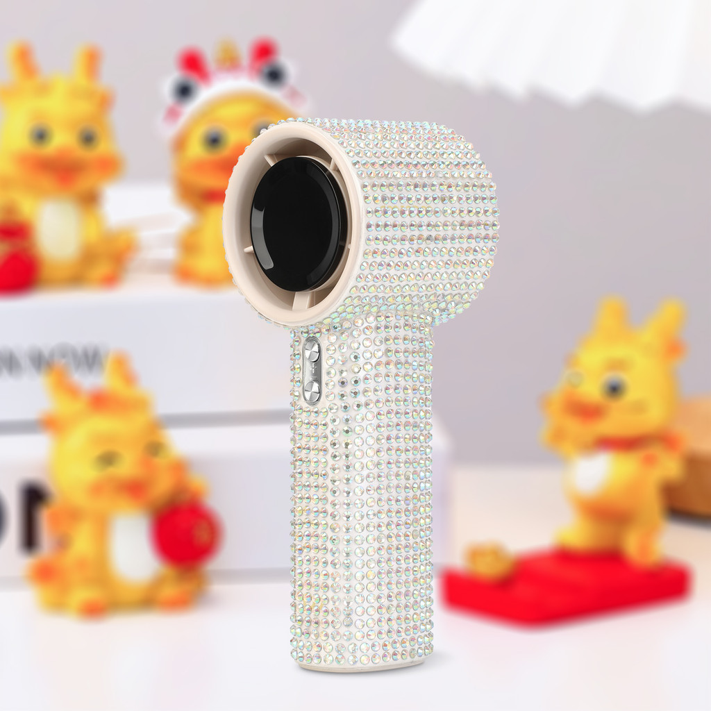 Goojodoq GFS001 Portable Fan DIY Diamond Sticker High Speed Fan Sticker ...