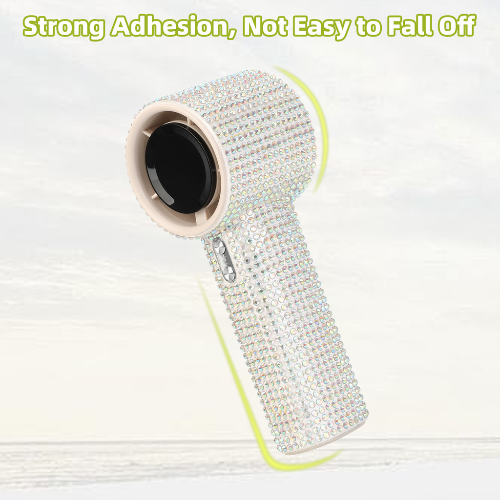 Goojodoq GFS001 Portable Fan DIY Diamond Sticker High Speed Fan Sticker ...