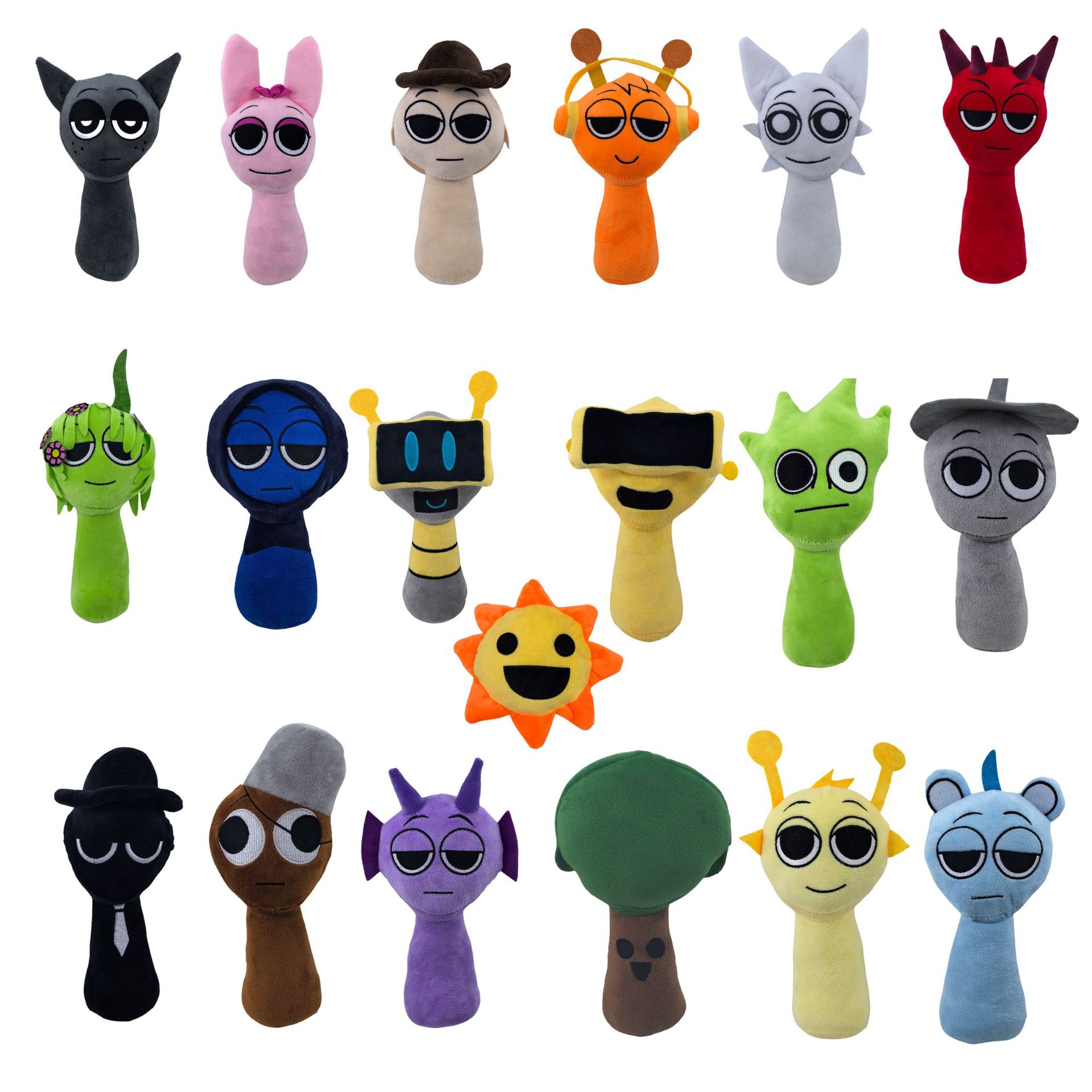 Sprunki plush toy Incredibox Plushie Wenda Gray Oren Raddy Dolls ...