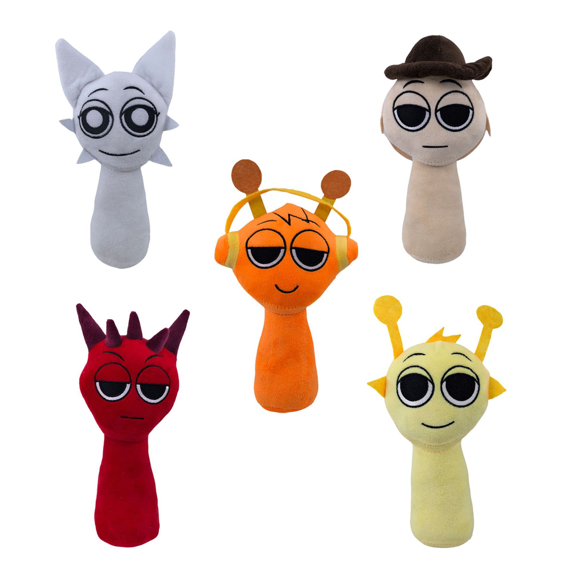 Sprunki plush toy Incredibox Plushie Wenda Gray Oren Raddy Dolls ...