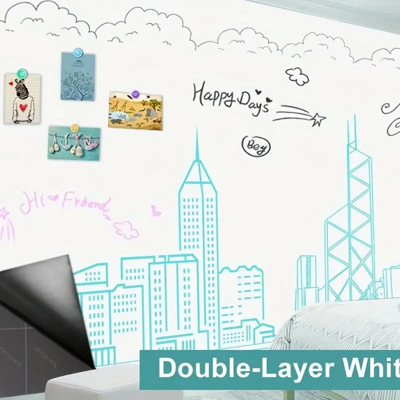 Magnetic Large Whiteboard Oversized Whiteboard Wall Sticker Writing ...