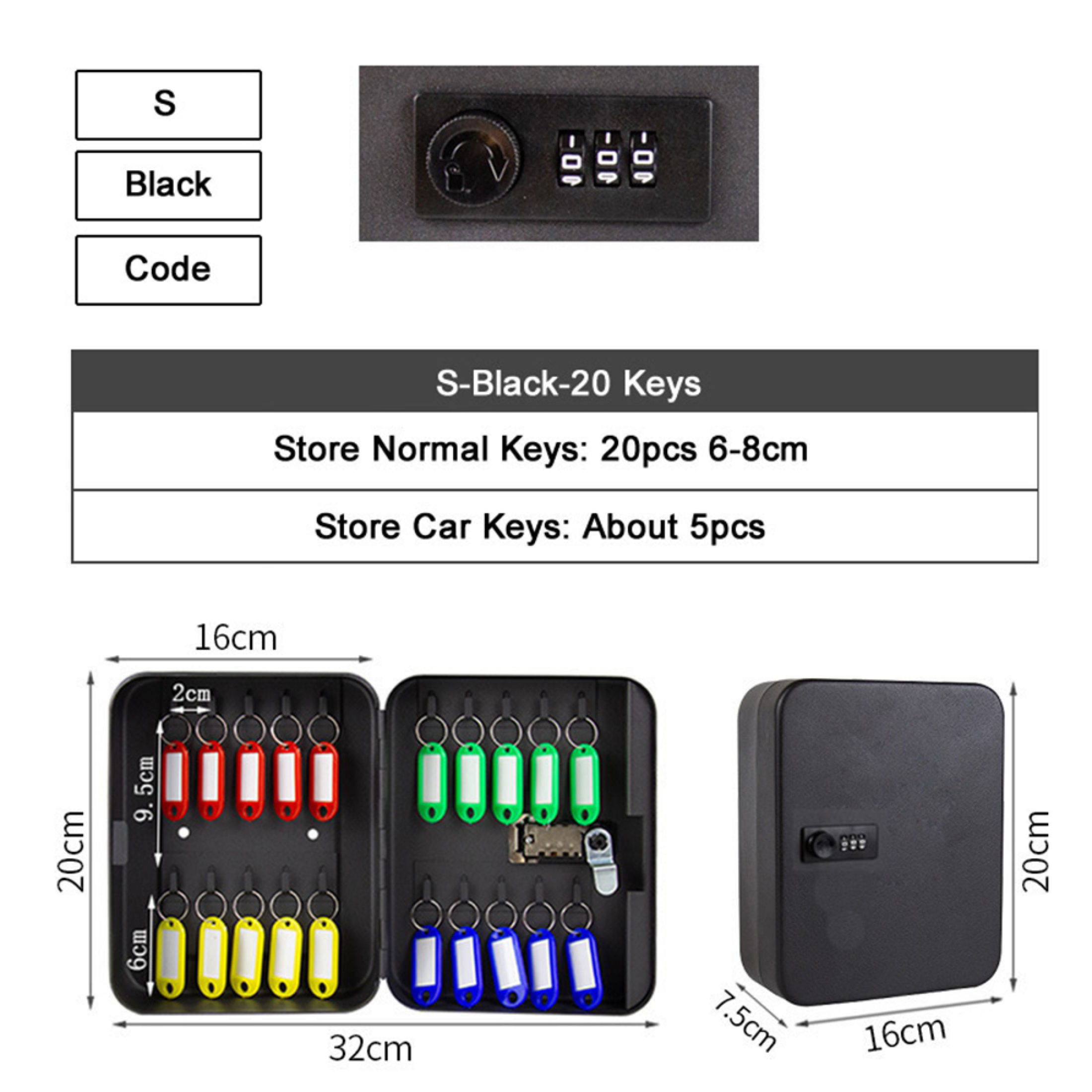 Home Wall Mounted Storage Security Password Key Safe Box | Shopee ...