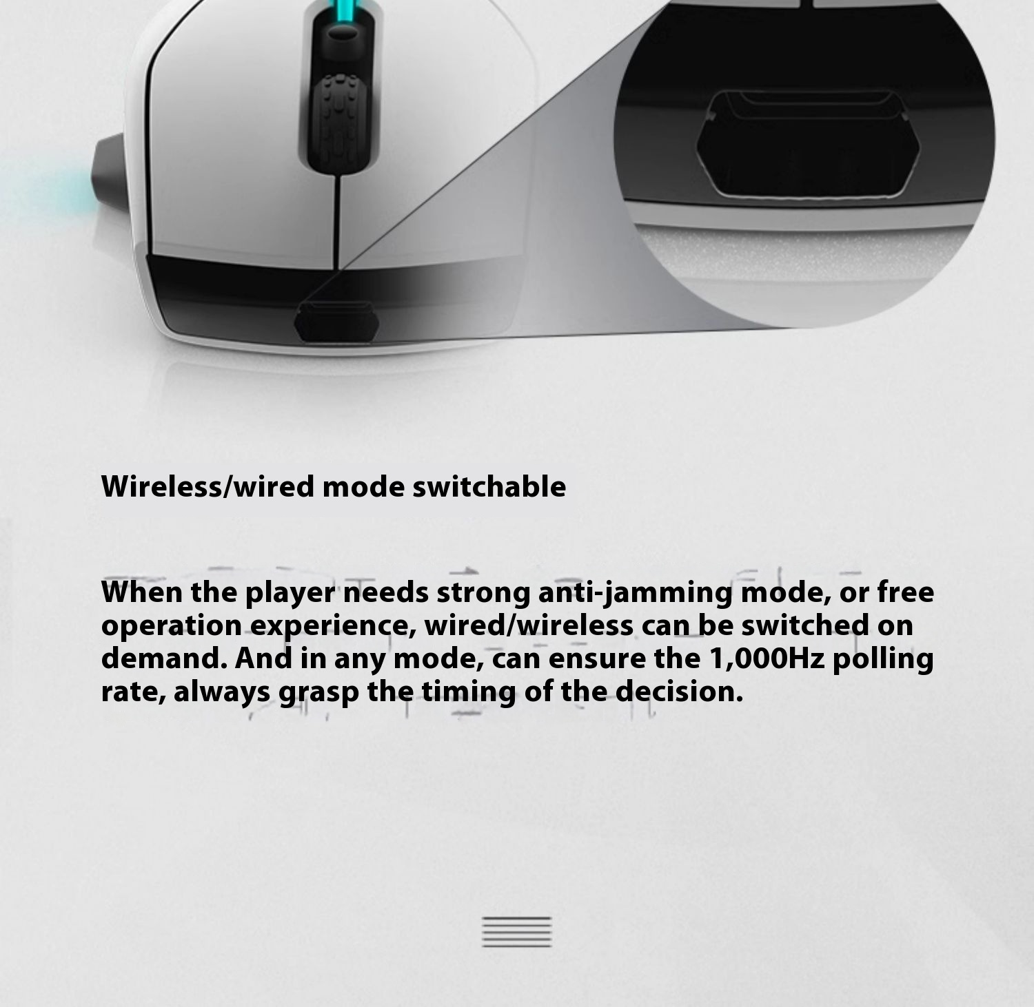 Alienware Aw610m Wireless Mouse Dual Mode 1600DPI AWCC RGB Custom ...