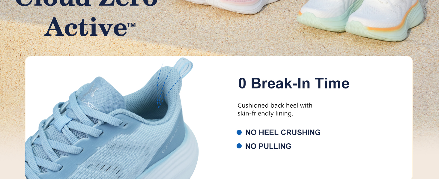Hawkwell Women Walking Shoes Cushion Running Shoes Non-Slip Comfortable ...