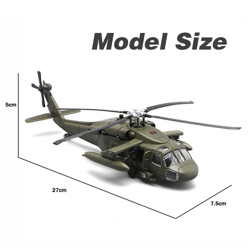 Great1/64 Black Hawks UH-60 Utility Alloy Helicopter Diecast Model Toys ...